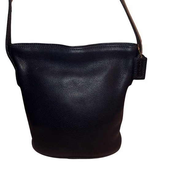 Coach | Bags | Coach Blue Pebbled Leather Sonoma Bucket Duffle Zipper ...